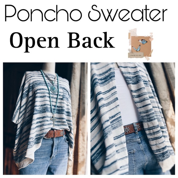 Chaser | Sweaters | Sweater Open Back Poncho Style | Poshmark